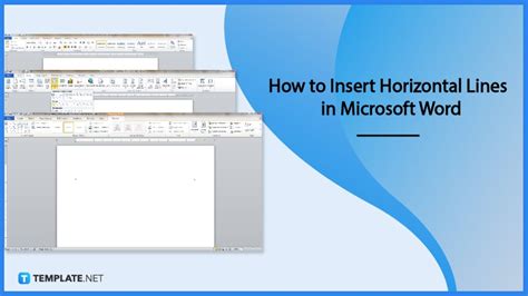 How To Insert Straight Horizontal Lines In Ms Word NBKomputer