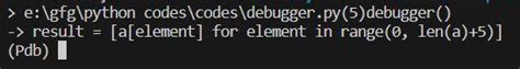 Debugging Python Code Using Breakpoint And Pdb GeeksforGeeks