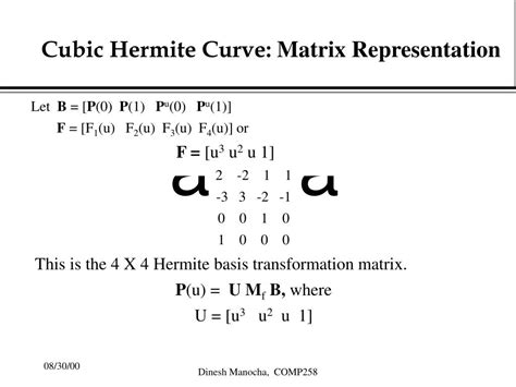 ppt hermite curves powerpoint presentation free download id 160136