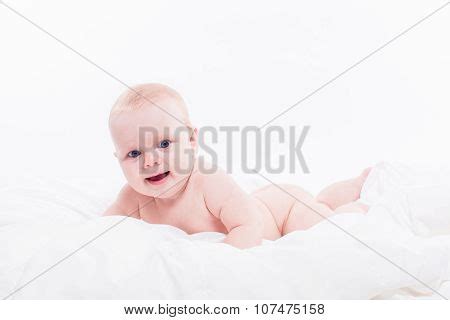 Cute Naked Baby On Image Photo Free Trial Bigstock