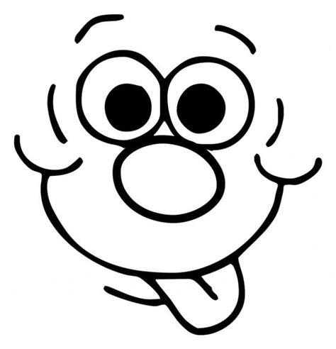 Dibujos De Cara Sonriente Para Colorear
