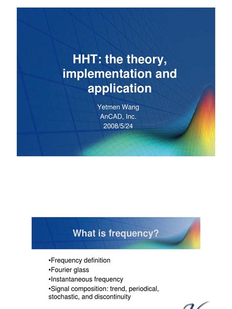 pdf hht theory implementation and application dokumen tips