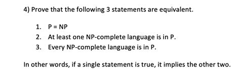 solved 4 prove that the following 3 statements are