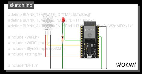 Esp32 Blynk Dht Wokwi Esp32 Stm32 Arduino Simulator