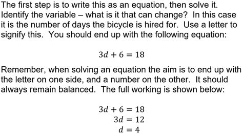 gcse linear equations word problems real world situations