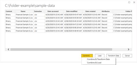 Power Query Folder Connector Power Query Microsoft Learn