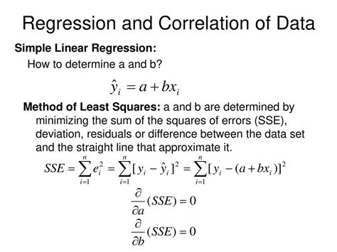 regression and correlation of data ppt download