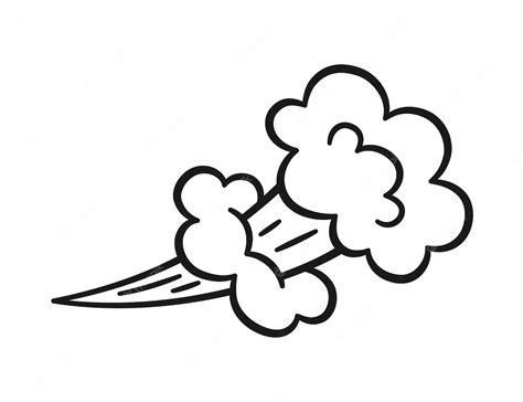 Premium Vector Comic Fart Cloud Bad Stink Balloon Explosion Angry Breath Cloud Of Smoke