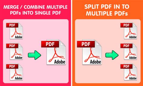 Combine Merge Convert Pdf Files Into Single File Or Split Extract Pages