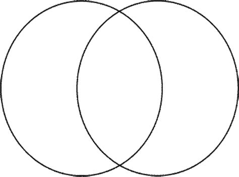 Venn Diagram Graphic Organizer Clipart