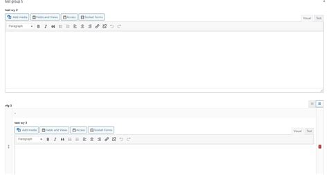 Missing Menu And Styling Tinymce Editor In Repeatable Wysiwyg Fields