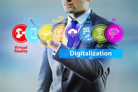 Digital Transformation And Digitalization Technology Concept Image