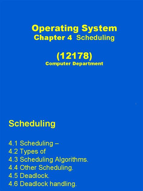 cm os 5sem chapter4 download free pdf scheduling computing process computing
