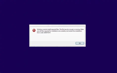 6 cara mengatasi error 0x80070570 saat instalasi windows