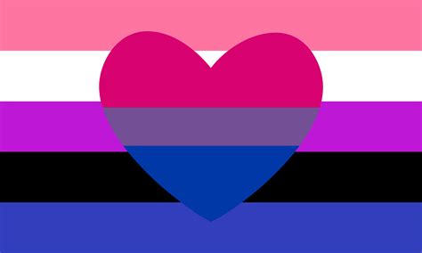 Genderfluid Bisexual Pride Flag Pn0112 Demisexual Flag