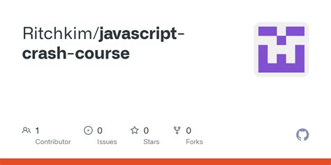 github ritchkim javascript crash course