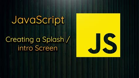 Creating A Simple Website Intro Screen Splash Screen Using HTML CSS