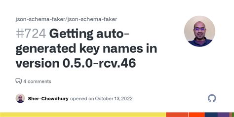 Getting Auto Generated Key Names In Version 0 5 0 Rcv 46 Issue 724