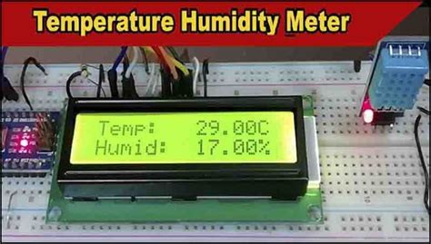 Temperature Humidity Sensor With Arduino Nano Tronicspro