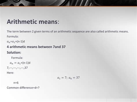 ppt arithmetic mean powerpoint presentation free download id 6555789