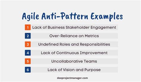 Agile Anti Patterns 6 Common Pitfalls And How To Avoid Them