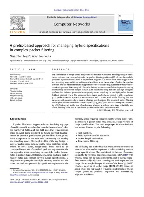 pdf managing hybrid packet filter s specifications nizar ben neji