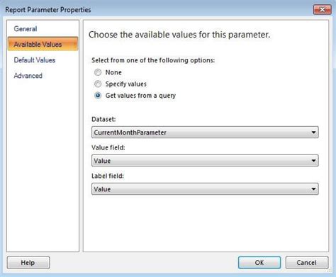 customize dropdown list in ssrs report using a ssas cube data source