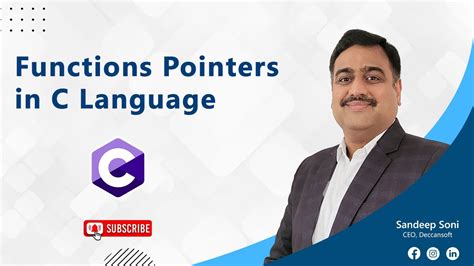 function pointers in c programming language youtube