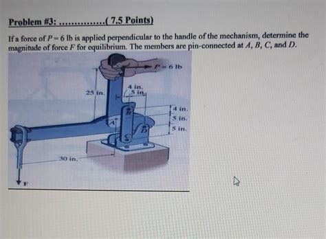solved problem 3 7 5 points if a force