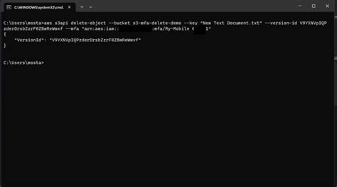 Enable S3 MFA Delete Using AWS CLI A SIMPLE GUIDE DEV Community