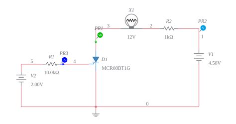 Characteristics Of Scr Circuit Diagram