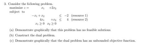 solved 3 consider the following problem maximize z 21
