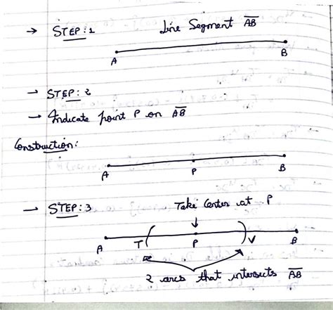 [solved] step 1 draw a line segment on your paper using a straightedge course hero