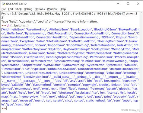 python入门 查看python内置函数 python查看内置函数 csdn博客