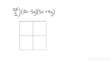 multiplying binomials in two variables algebra