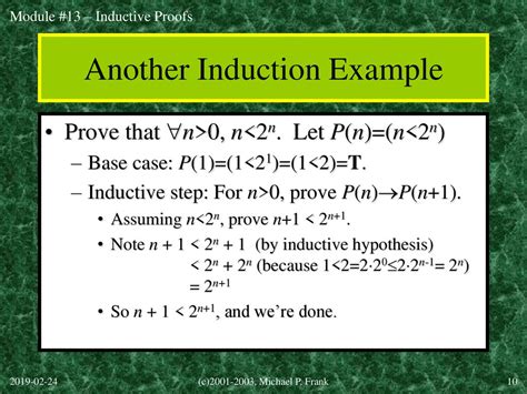 module 13 inductive proofs ppt download