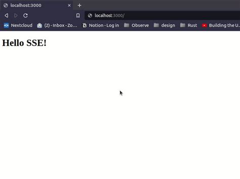 How To Use Nodejs For Server Sent Events SSE