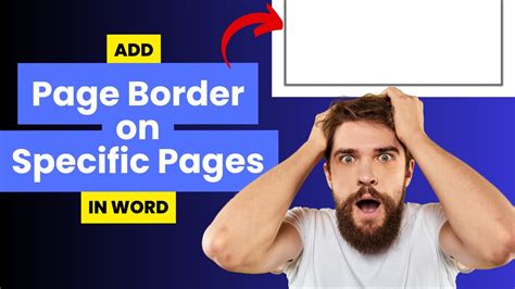 add page border on specific pages in word 😱 youtube