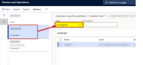 ax d365fo how to solve “application specific parameters are not set correctly for the