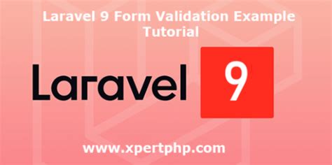 laravel 9 form validation example tutorial xpertphp