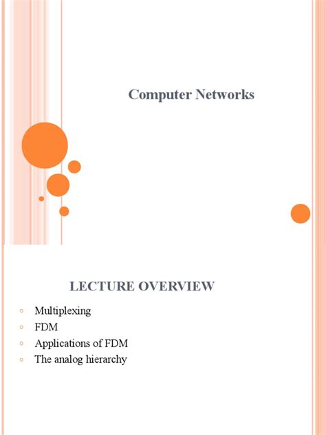 computer networks pdf multiplexing wavelength division multiplexing