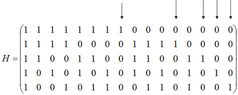 [solved] structure of parity check matrix of 9to5science