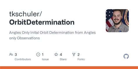 github tkschuler orbitdetermination angles only inital orbit determination from angles only