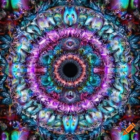 Eye Mandala Inspired By Alex Grey On Craiyon