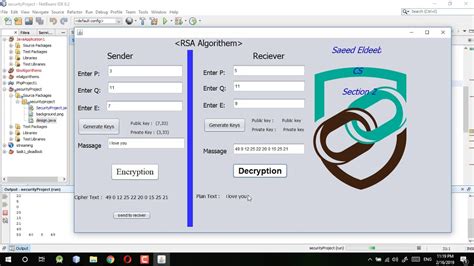 rsa encryption and decryption java implementation تشفير بالعربي youtube