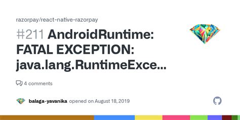 androidruntime fatal exception java lang runtimeexception unable to start activity