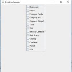 Java How To Make List Of JCheckBoxes And Put It Into JScrollPane
