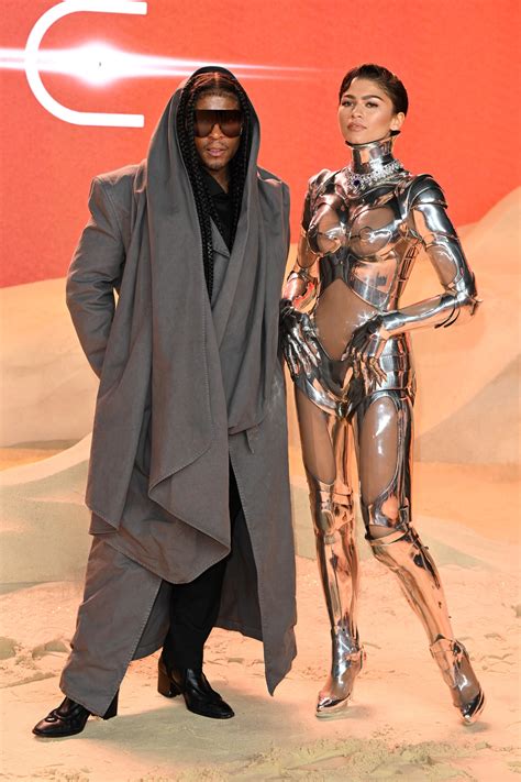 Zendaya Stole The Show At The Dune Premiere In Mugler S See Through