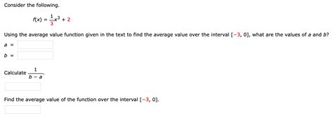 solved consider the following f x 1 ex3 2 3 using the