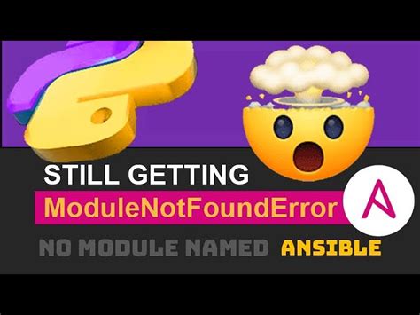 modulenotfounderror no module named yaml troubleshooting guide